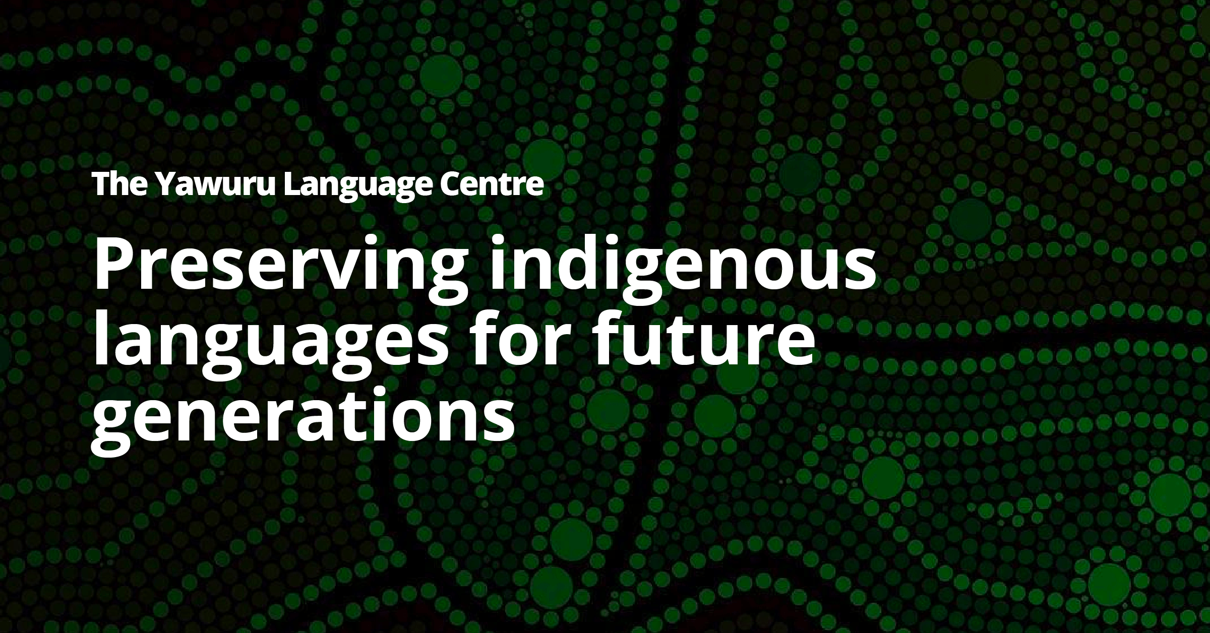 Yawuru language app | ThoughtWorks